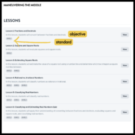 Lesson Planning Using Our New Platform - Maneuvering the Middle