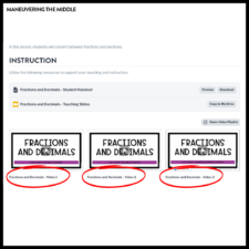Lesson Planning Using Our New Platform - Maneuvering the Middle