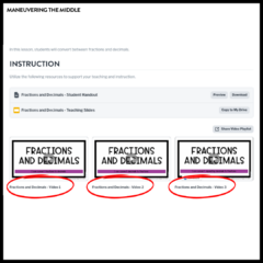 Lesson Planning Using Our New Platform - Maneuvering the Middle