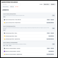 Lesson Planning Using Our New Platform - Maneuvering the Middle