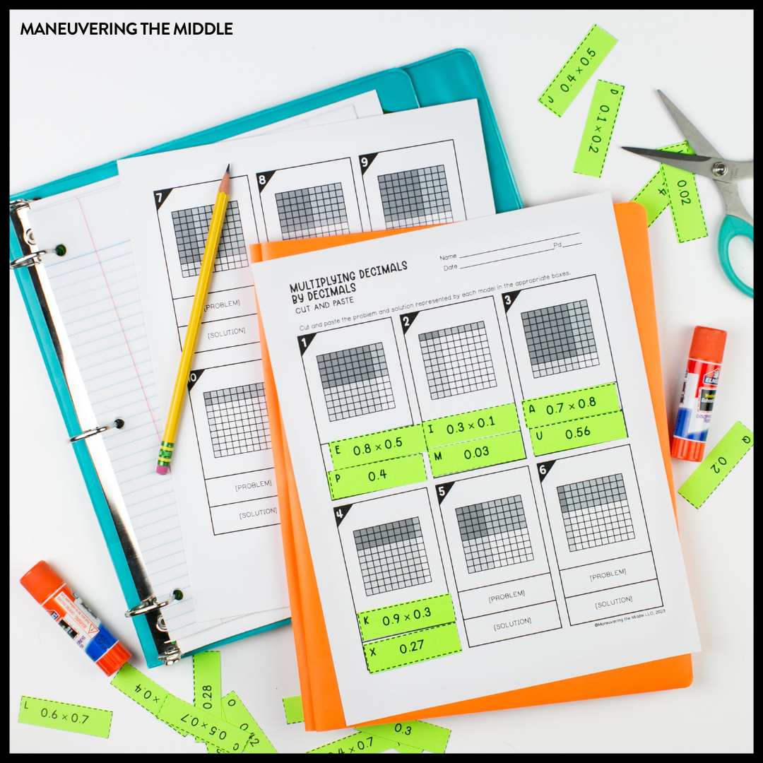 10+ Decimal Activities and Lessons - Maneuvering the Middle