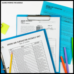 10+ Decimal Activities and Lessons - Maneuvering the Middle