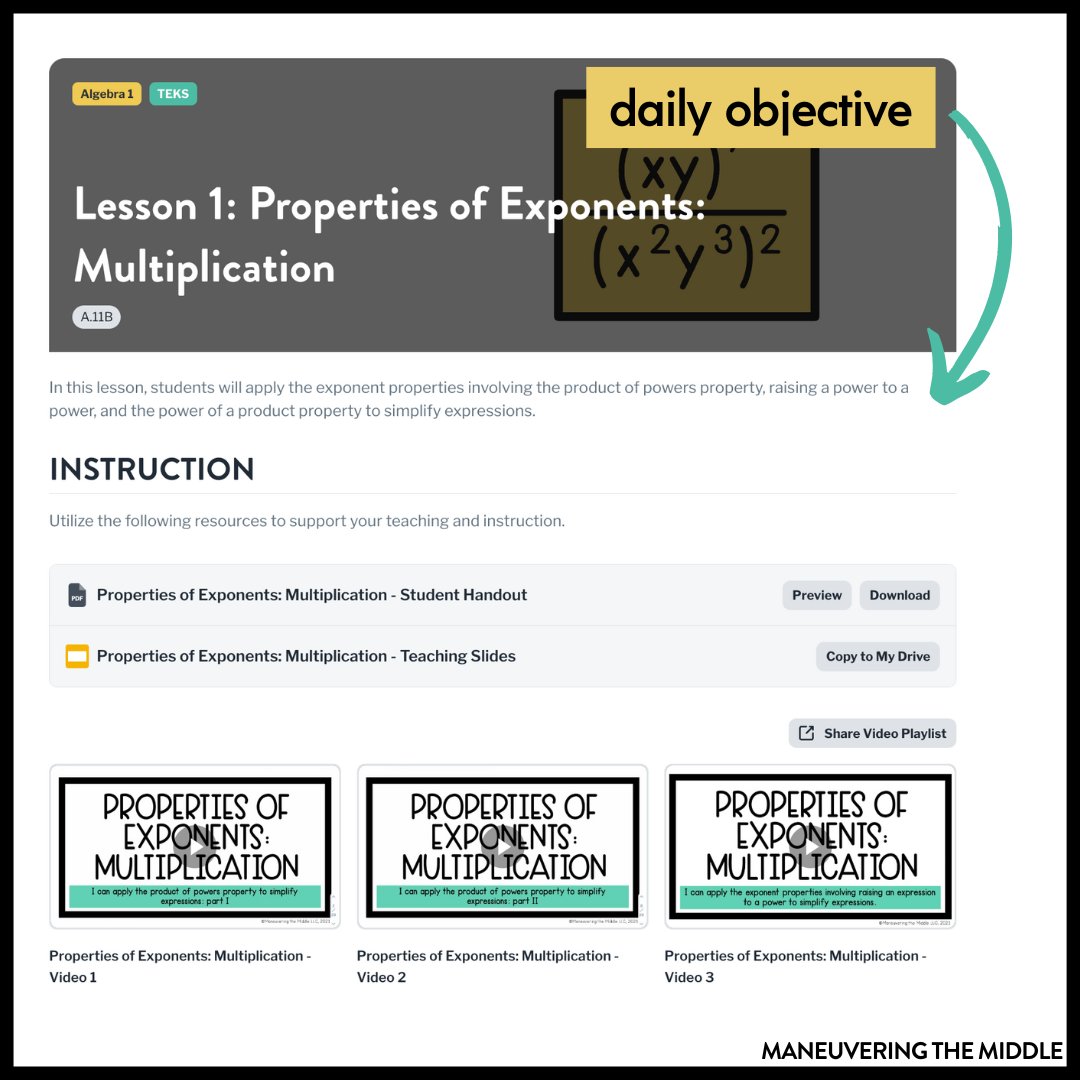 Unit Overviews in All Access - Maneuvering the Middle