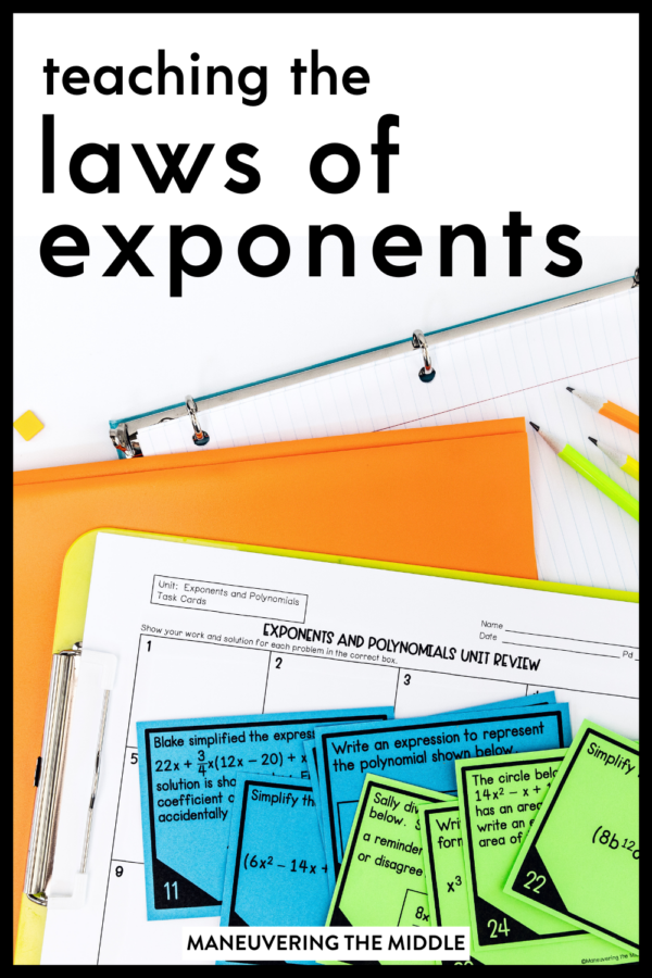 Properties of Exponents - Maneuvering the Middle
